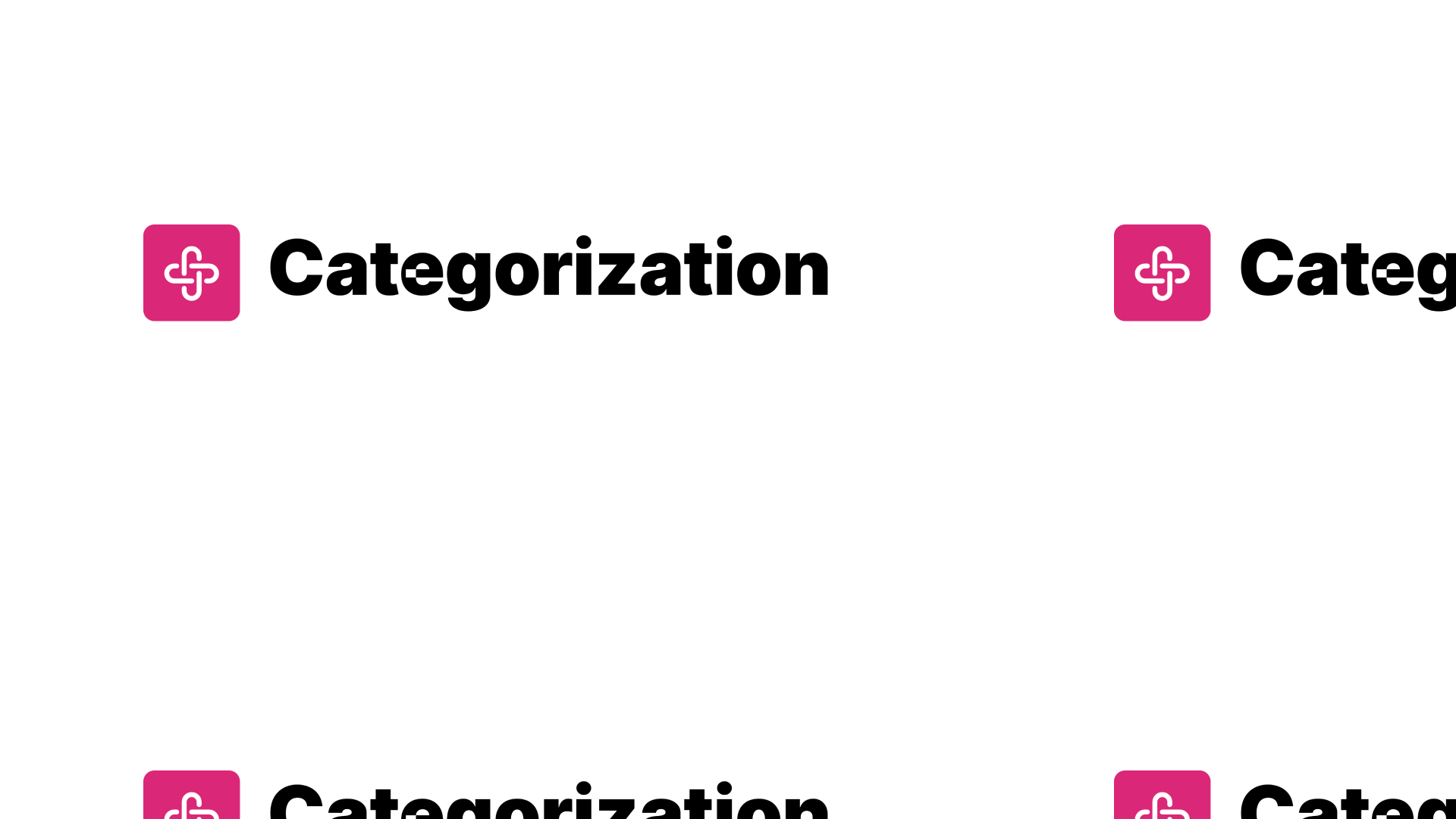 Library - Categorization